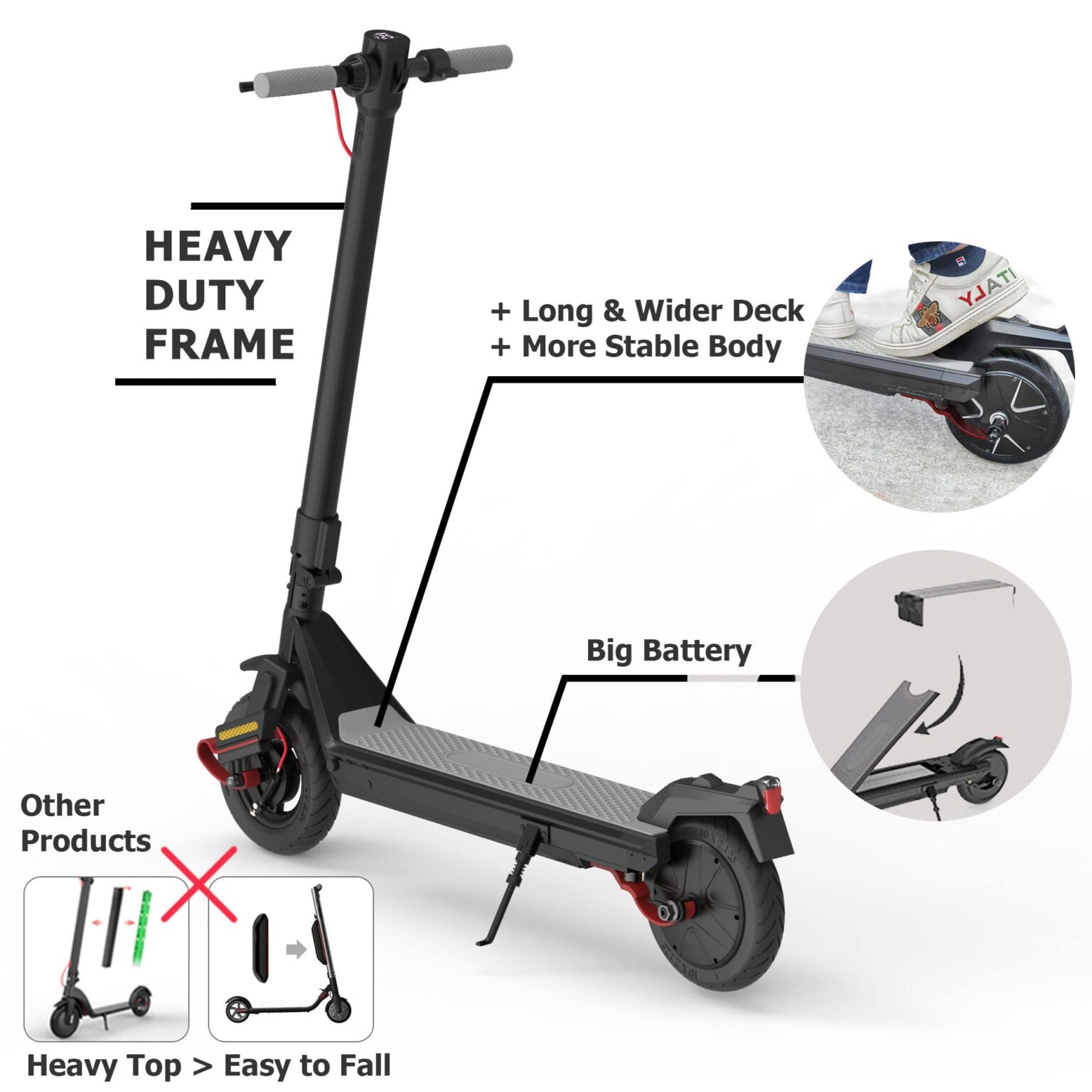 Moov8 S1 Popular Scooter | Dual Suspension